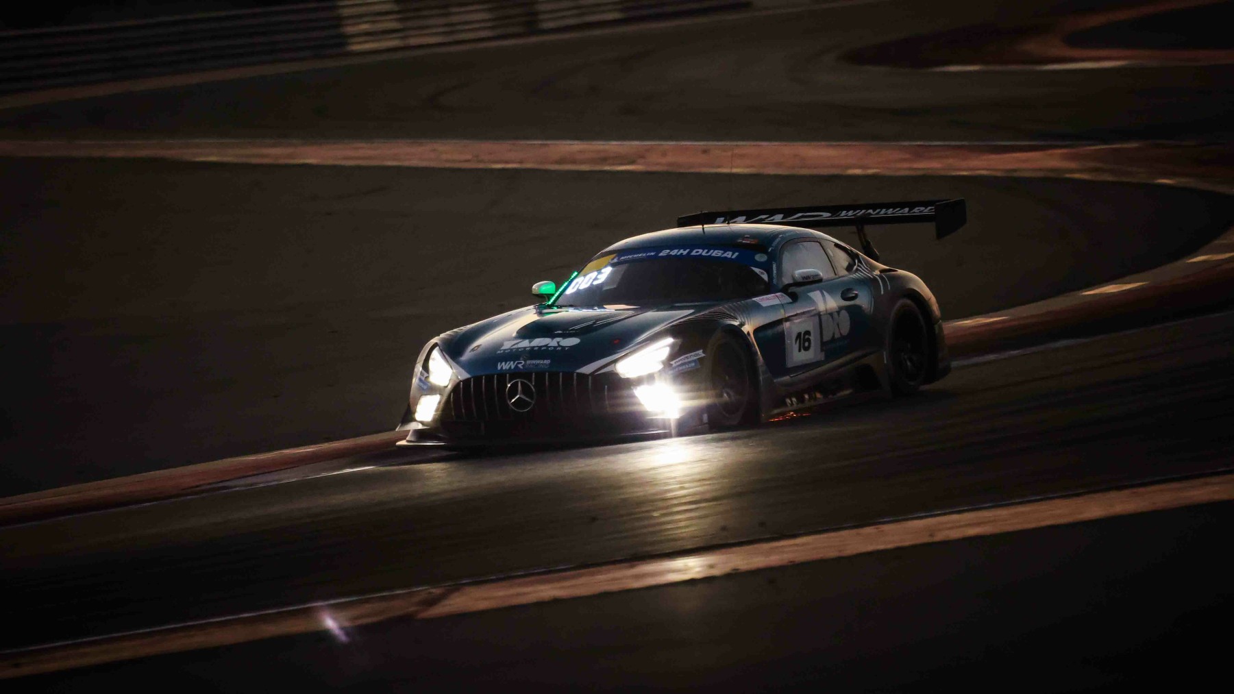 Dominant Pole Position For Pure Rxcing In Michelin 24H DUBAI Qualifying